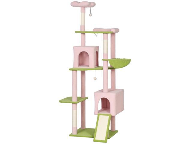 Click here for Aosom 74 Flower Cat Tree  Large Cat Tower with Scr... prices