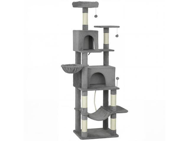 Click here for Aosom Multi-Level Cat Tower  80 Tall Cat Tree  wit... prices