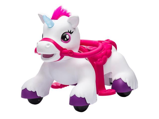 Click here for AosomQaba 12V Unicorn Ride on Horse with Carrot To... prices