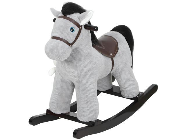 Click here for AosomQaba Kids Rocking Horse  Plush Toddler Ride o... prices