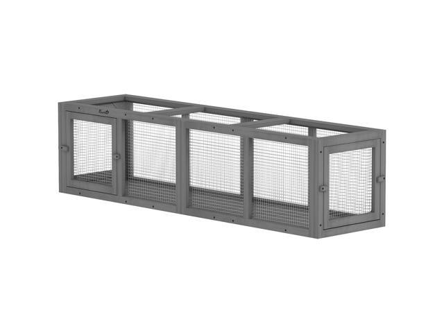 Click here for Aosom Outdoor Cat Tunnel  59 Wooden Play Cat Enclo... prices