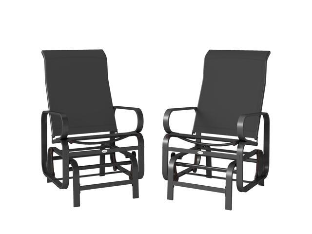 Click here for Aosom Gliding Lounger Chair Set of 2  Single Rocke... prices