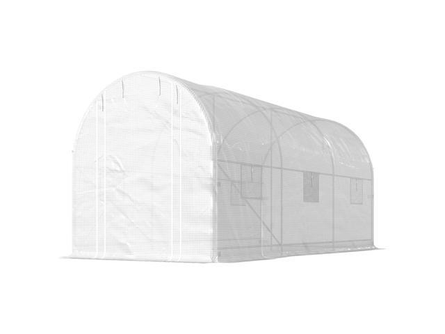 Click here for Aosom Hoop House Greenhouse  Walk-in Tunnel Greenh... prices