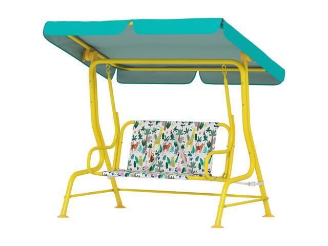 Click here for AosomQaba Kids Porch Swing  2-Seater Patio Swing B... prices