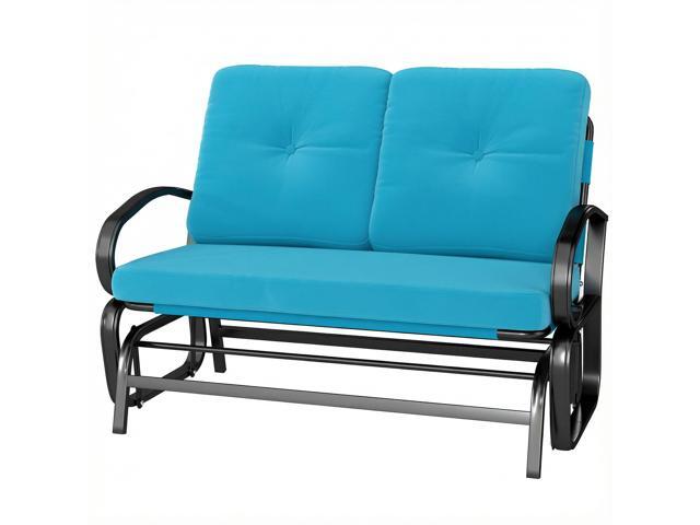 Click here for Aosom Outdoor Glider Bench  2-Person Patio Rocker... prices