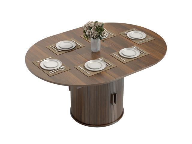 Click here for Aosom Extendable Dining Table for 6  60 Farmhouse... prices