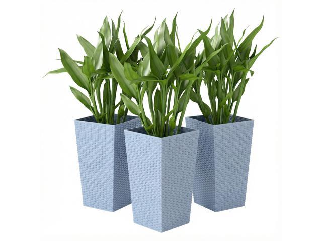 Click here for Aosom Tall Planters for Outdoor Plants Set of 3  2... prices
