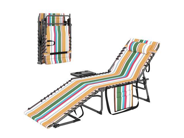 Click here for Aosom Folding Outdoor Chaise Lounge Chair Tanning... prices