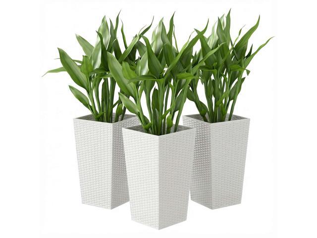 Click here for Aosom Tall Planters for Outdoor Plants Set of 3  2... prices
