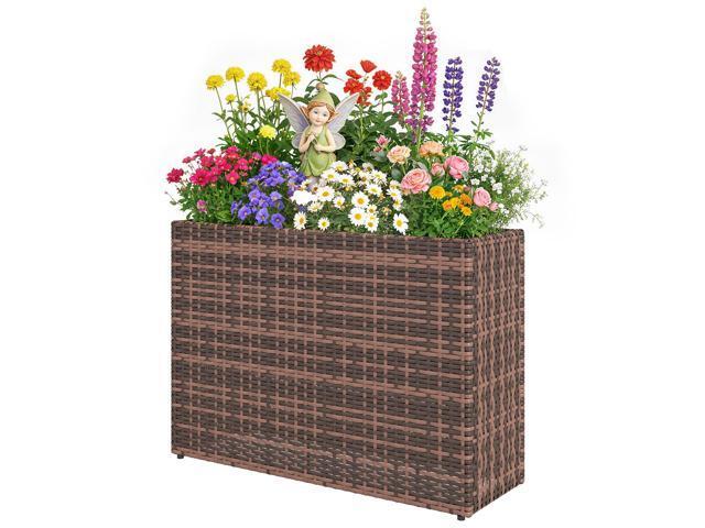 Click here for Aosom Tall Rectangular Planter with Removable Line... prices