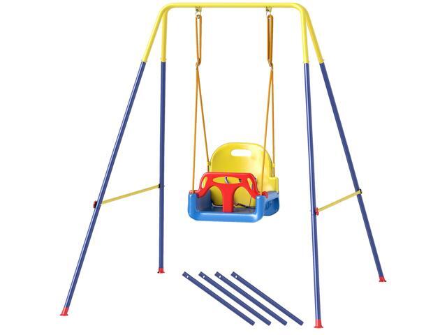 Click here for AosomQaba 3 in 1 Toddler Swing Set  Folding Child... prices