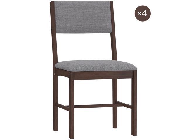 Click here for Aosom Modern Dining Chairs Set of 4  Linen Fabric... prices