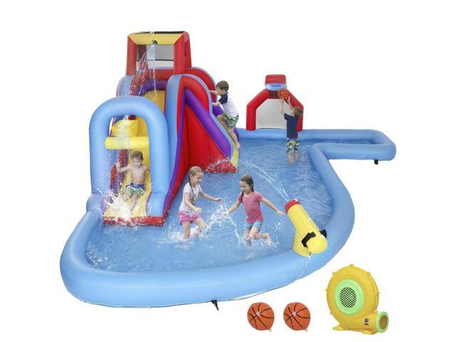 Click here for AosomQaba Inflatable Water Slide 6 in 1 with 480W... prices
