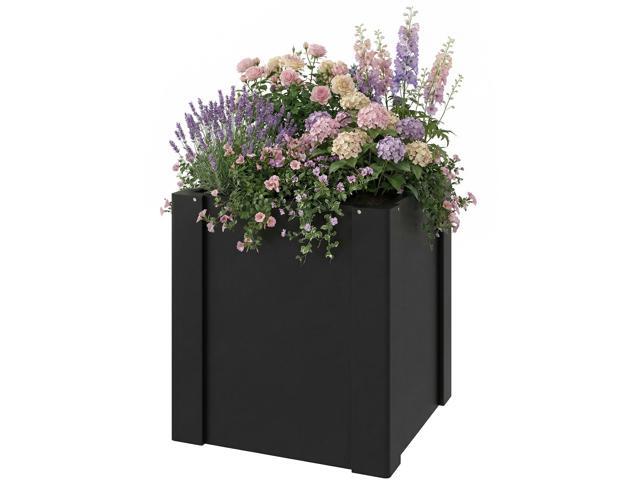 Click here for Aosom Raised Garden Bed Galvanized Planter Box Out... prices