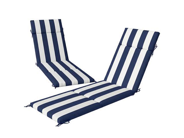 Click here for Aosom Outdoor Chaise Lounge Cushions Set of 2 with... prices