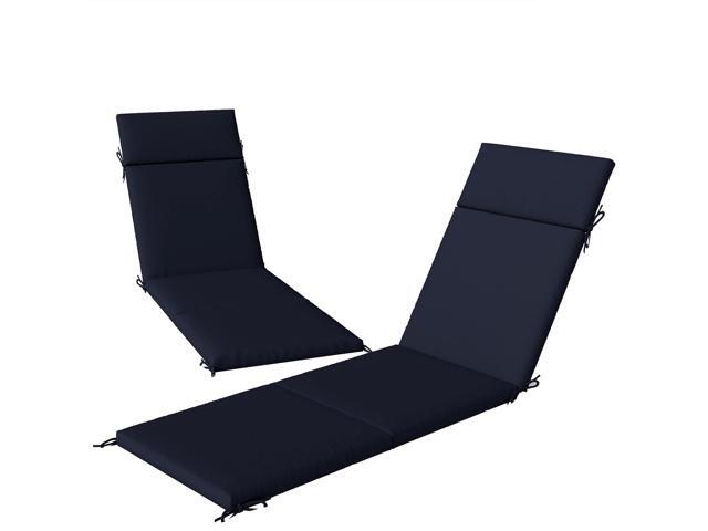 Click here for Aosom Outdoor Chaise Lounge Cushions Set of 2 with... prices