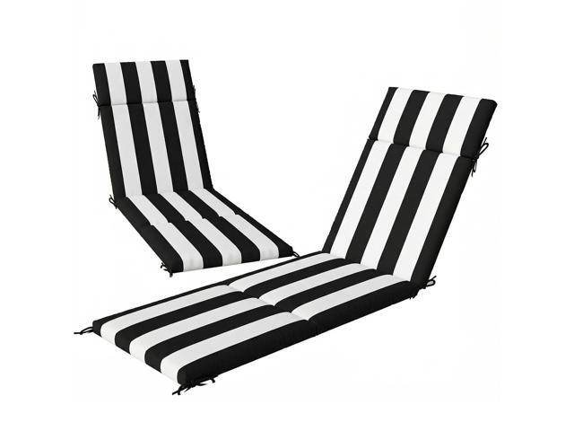 Click here for Aosom Outdoor Chaise Lounge Cushions Set of 2 with... prices
