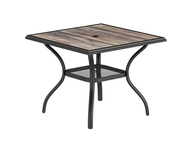 Click here for Aosom 37 Square Outdoor Dining Table for 4  Patio... prices
