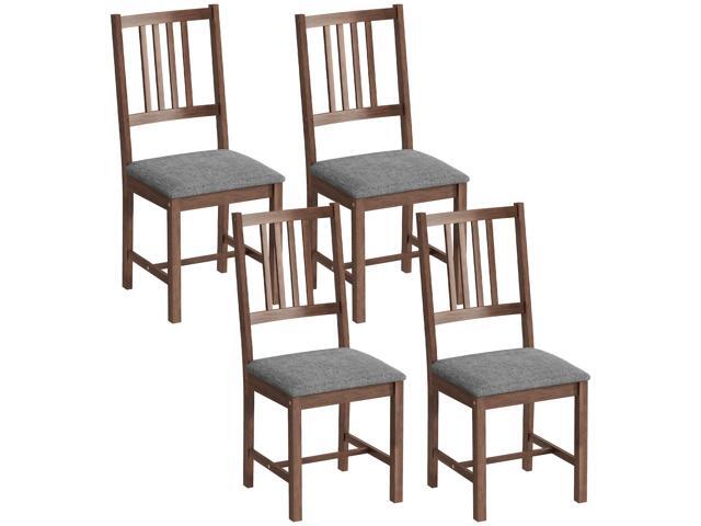 Click here for Aosom Set of 4 Dining Chairs  Upholstered Dining R... prices