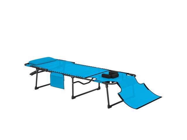 Click here for Aosom Folding Chaise Tanning Lounge Chair w/ 5-lev... prices