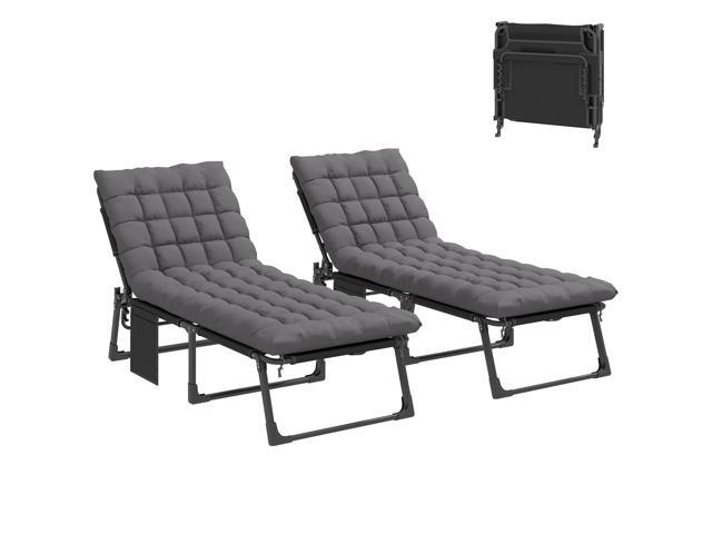 Click here for Aosom Folding Chaise Lounge Chair Outdoor Tanning... prices