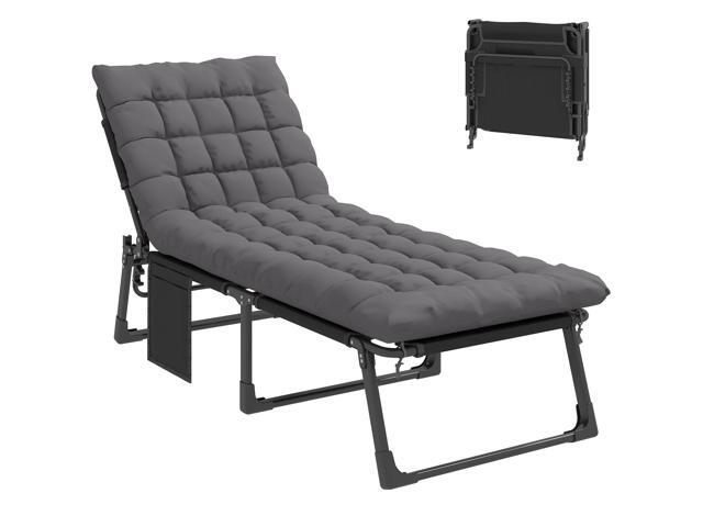 Click here for Aosom Folding Chaise Lounge Chair Outdoor Tanning... prices