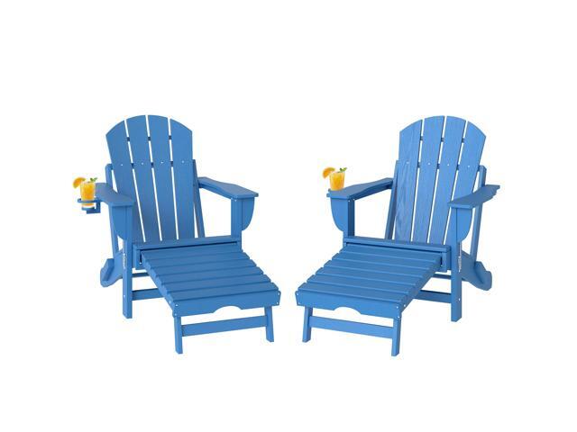 Click here for Aosom Folding Adirondack Chair Set of 2  HDPE Fire... prices