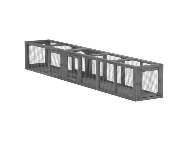 Click here for Aosom Wooden 98 Cat Tunnel for Outdoor with Combin... prices