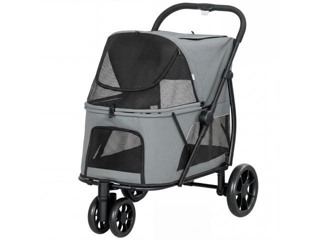 Click here for Aosom 3 Wheel Pet Stroller with Easy One-Click Qui... prices