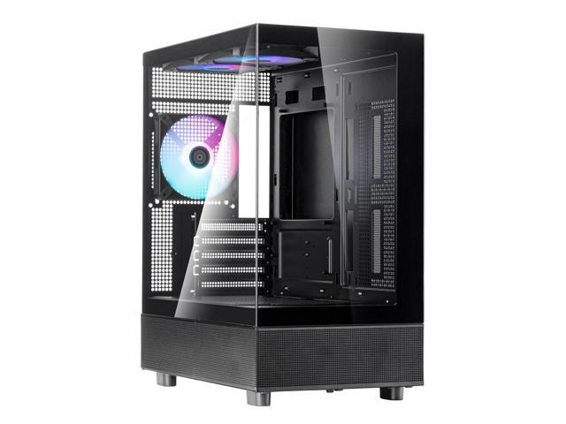 Click here for Silverstone Lucid 04 Panoramic Micro-ATX Chassis w... prices