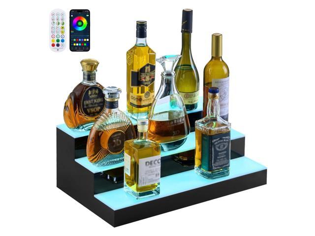 Click here for VEVOR LED Lighted Liquor Bottle Display 3 Tiers 20... prices