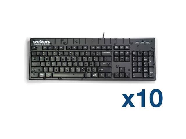 Click here for Case of (10) KBWKABS104-BK - WetKeys Professional-... prices