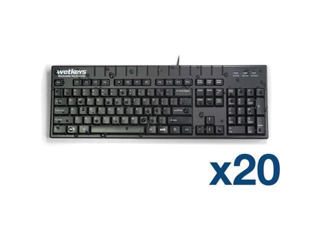 Click here for Case of (20) KBWKABS104-BK - WetKeys Professional-... prices