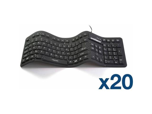 Click here for Case of (20) KBWKFC106-BK - WetKeys Soft-touch Com... prices