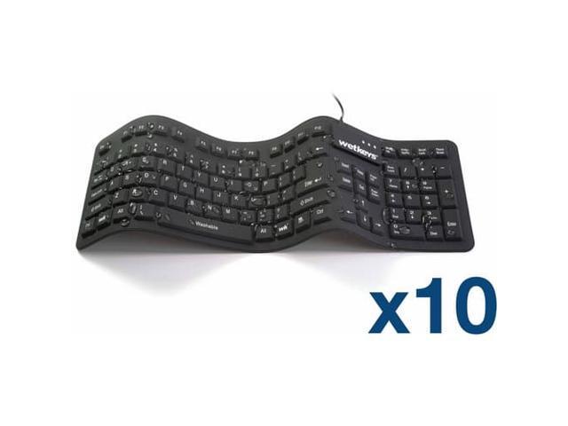 Click here for Case of (10) KBWKFC106-BK - WetKeys Soft-touch Com... prices