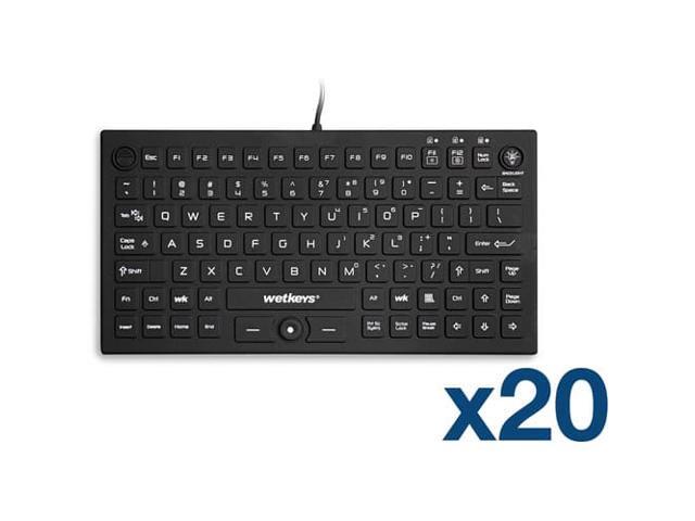 Click here for Case of (20) KBWKRC89PB-BK - WetKeys Backlit Rugge... prices