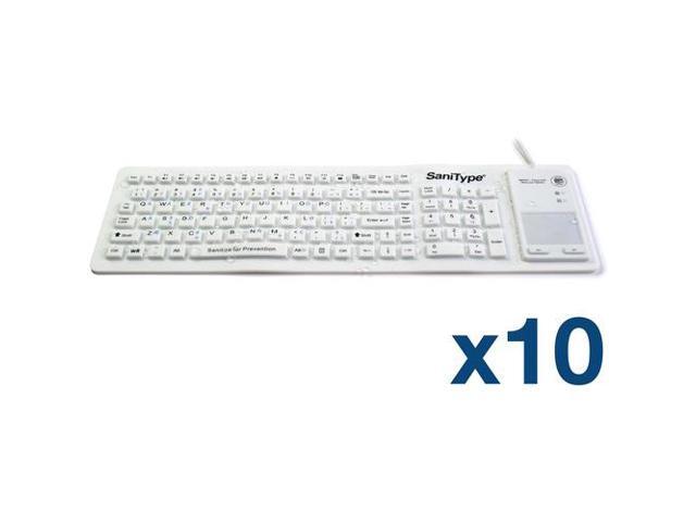 Click here for Case of (10) KBSTFC103STi-W - SaniType Flex Touch... prices