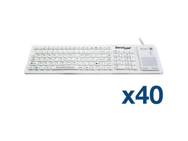 Click here for Case of (40) KBSTFC103STi-W - SaniType Flex Touch... prices
