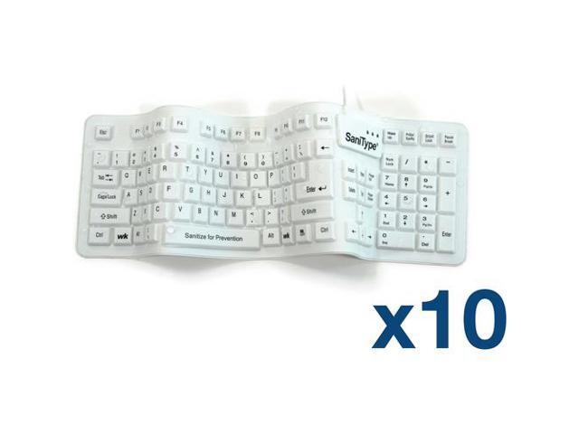 Click here for Case of (10) KBSTFC106-W - SaniType Soft-touch Com... prices