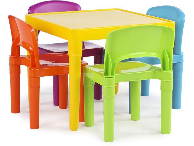 Click here for Humble Crew Kids Table and 4 Chair Set  Yellow Tab... prices
