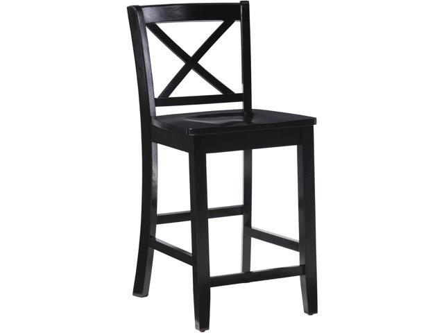 Click here for Linon Home Dcor Black X Back Counter Stool  16 W x... prices