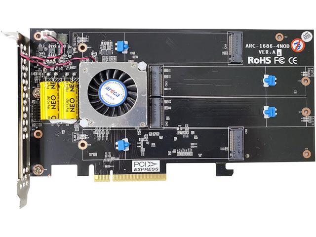 Click here for Areca Entry Level PCI-e 4.0  M.2 NVMe Hardware RAI... prices