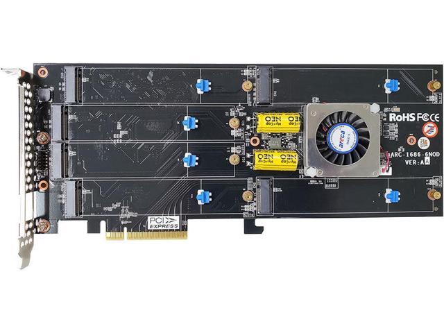 Click here for Areca ARC-1686-6NOD Tri-Mode Gen 4 PCIe Hardware R... prices