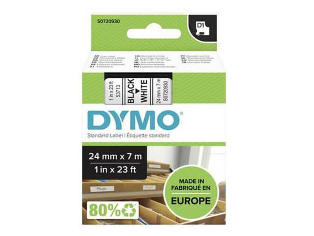 Click here for Dymo D1 Tape Label 24mmx7m - Black on White prices