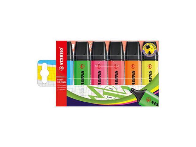 Click here for Stabilo Boss Highlighter - Wallet of 6 prices