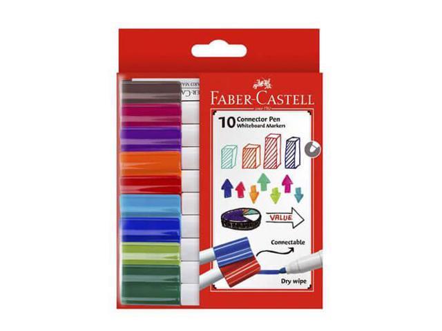 Click here for Faber-Castell Connector Whiteboard Markers - 10pk prices