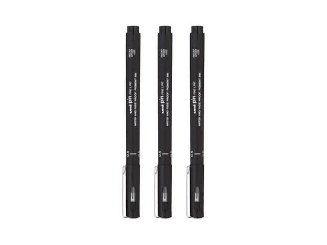 Click here for Uni-ball Pin Fineliner Pen Black (Wallet of 3) - 0... prices