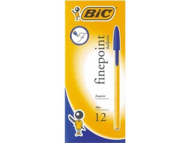 Click here for BiC Finepoint Ballpen (12/box) - Blue prices