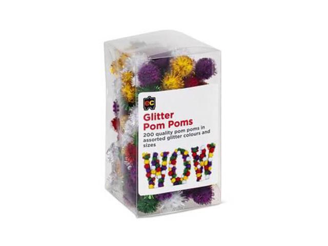 Click here for EC Pom Poms - Glitter 200pk prices