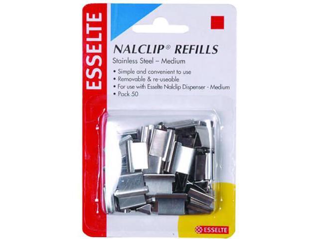 Click here for Esselte Stainless Steel Nalclip Refills - Medium 5... prices